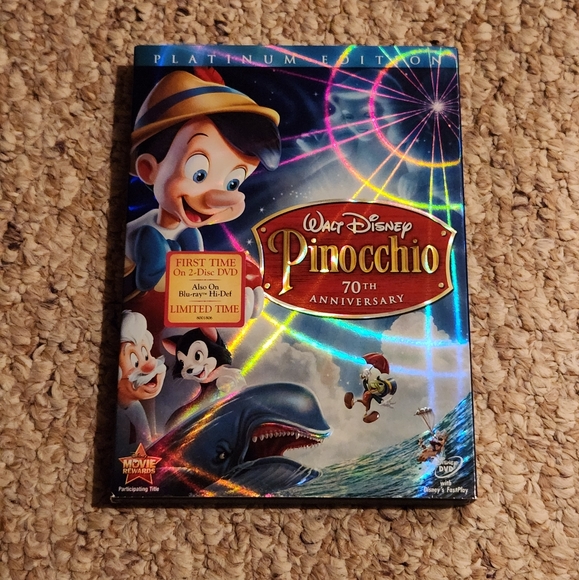 Disney | Media | Pinocchio Platinum Edition Dvd | Poshmark